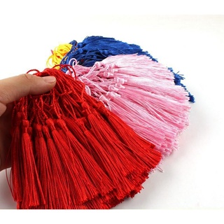 Jual Tassel Rumbai Kerajinan Tangan Warna Warni/ Gantungan hiasan tali ...