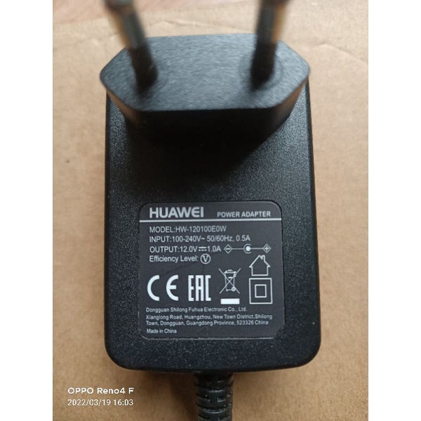 Jual adaptor ruter huawei 12V 1A original | Shopee Indonesia