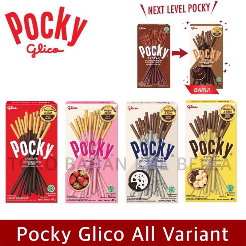 Jual POCKY Glico Biscuit Stick Chocolate (RASA LENGKAP) | Shopee Indonesia