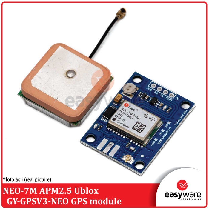 Jual GPS Module NEO 7M Ublok NEO-7M APM2.5 Ublox GYGPSV3 | Shopee Indonesia