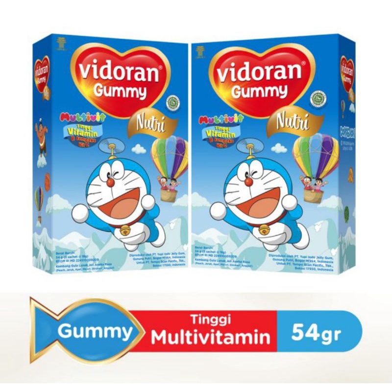 Jual VIDORAN GUMMY MULTIVITAMIN ANAK 1 BOX 3 SACHET | Shopee Indonesia