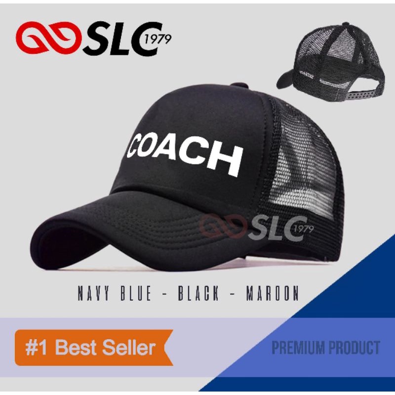 Jual TOPI JARING TRUCKER HAT CAP PREMIUM COACH CUSTOM NAMA LOGO SENDIRI ...