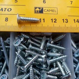 Jual Sekrup kayu skrup taping mur tapping screws #8 x 5/8" 3/4" 1" #6*1 ...