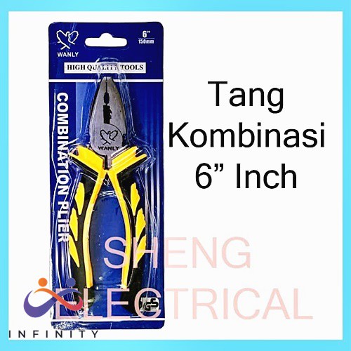 Jual Tang kombinasi 6" 6in 6 inch 6 inci Plier Combination Pliers ...