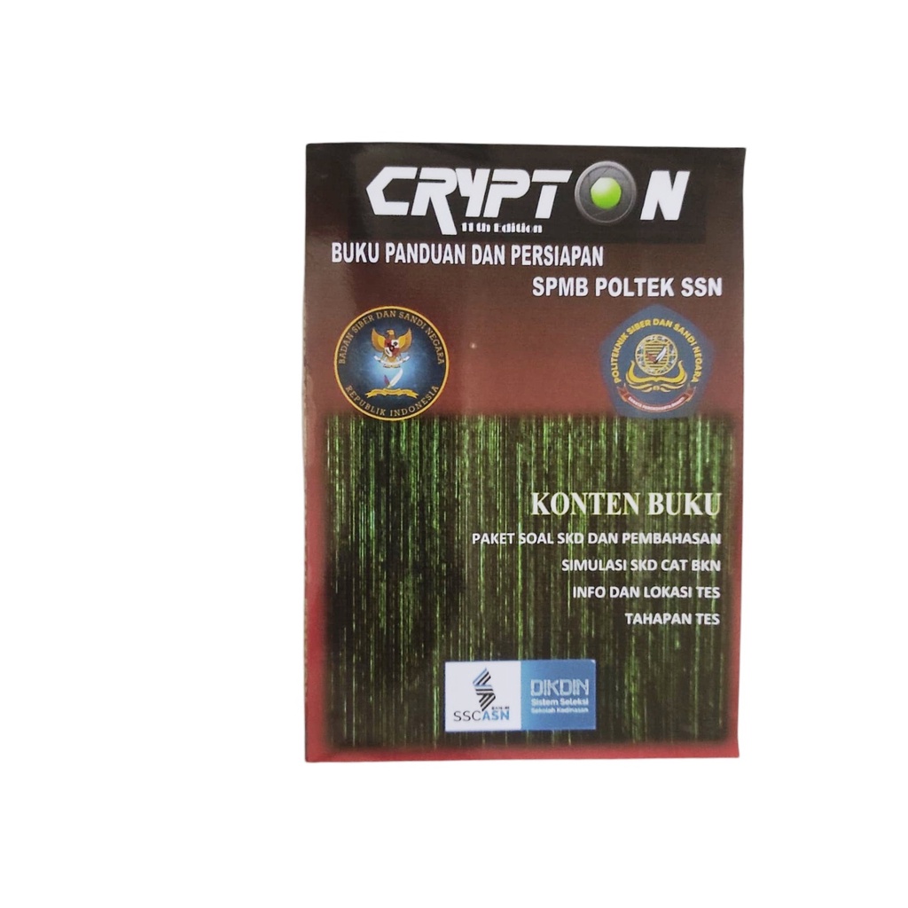 Jual BUKU CRYPTON EDISI 11 SPMB POLTEK SSN STSN 2022 | Shopee Indonesia Jual BUKU CRYPTON EDISI 11 SPMB POLTEK SSN STSN 2022 | Shopee Indonesia