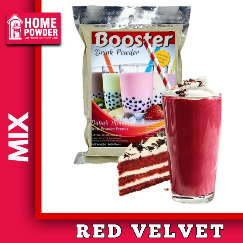 Jual Bubuk Minuman Kekinian Rasa Red Velvet Minuman Es Shake Blend ...