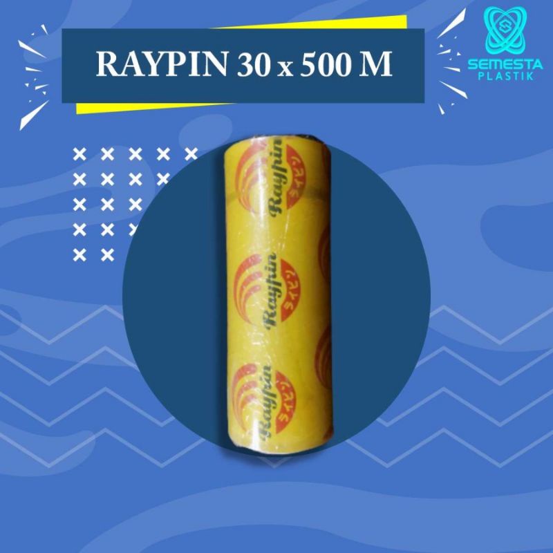 Jual PLASTIC WRAPPING RAYPIN 30 cm x 500 m | Shopee Indonesia