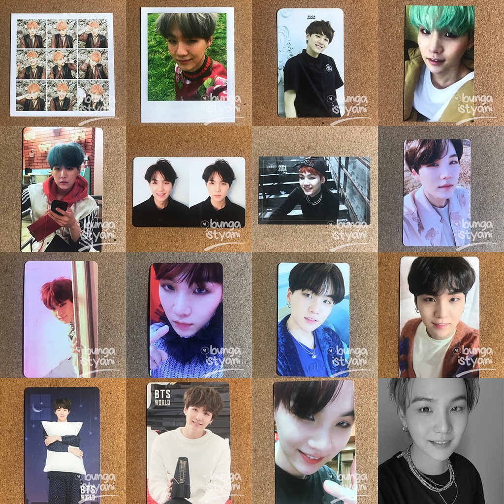 Jual [READY] BTS - YOONGI SUGA - PHOTOCARD OFFICIAL PC LOVE YOURSELF ...