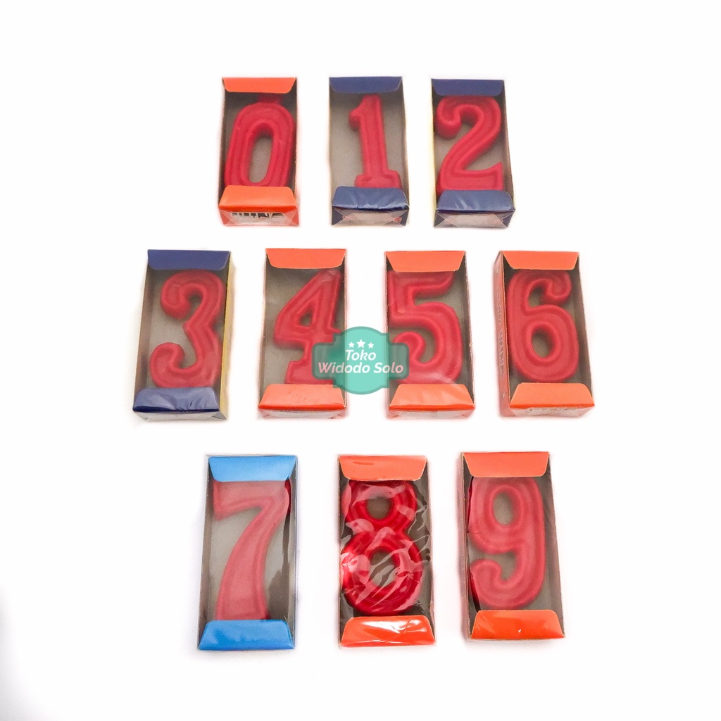 Jual Lilin Angka Ulang Tahun (0 1 2 3 4 5 6 7 8 9) 35x70mm - 1 Buah ...