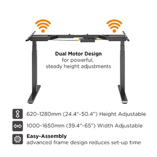 Jual Meja Elektrik | Kaki Meja Dual Motor | Adjustable desk | Meja Naik ...