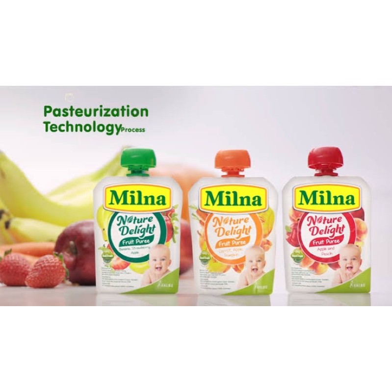 Jual Milna Nature Delight Jar (Puree Bayi) | Shopee Indonesia