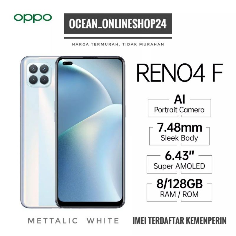 Jual OPPO RENO4 F RENO 4F RENO 4 F - RAM 8GB 128GB/ RAM 8/128GB ...