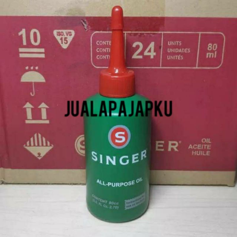Jual Minyak Singer Mesin Jahit Oli Mesin Jahit 80cc 80ml Murah Meriah ...