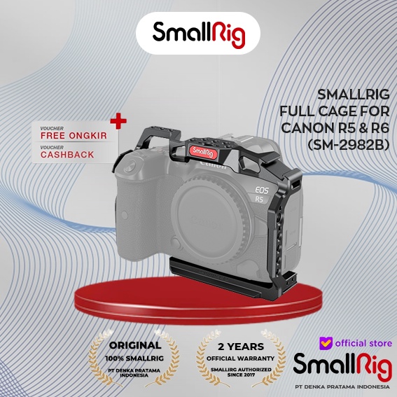 Jual SmallRig Full Camera Cage for Canon R5 & R6 | SM-2982B | Shopee ...