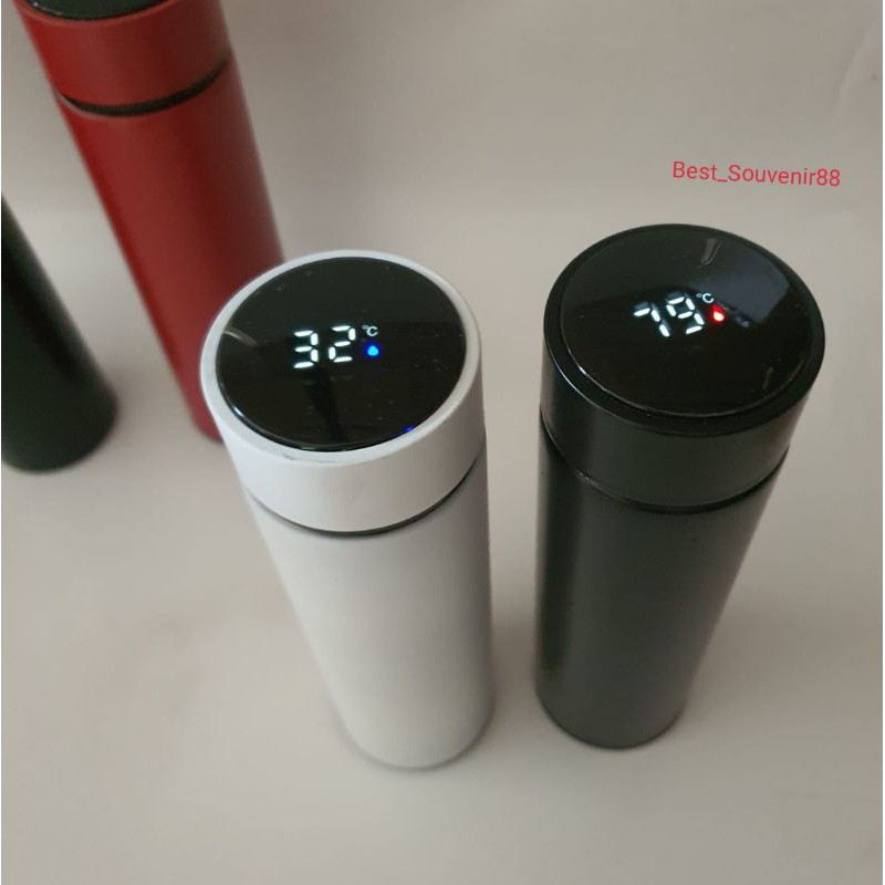 Tumbler Stainless Pengukur Suhu Digital Vacum | Shopee Indonesia