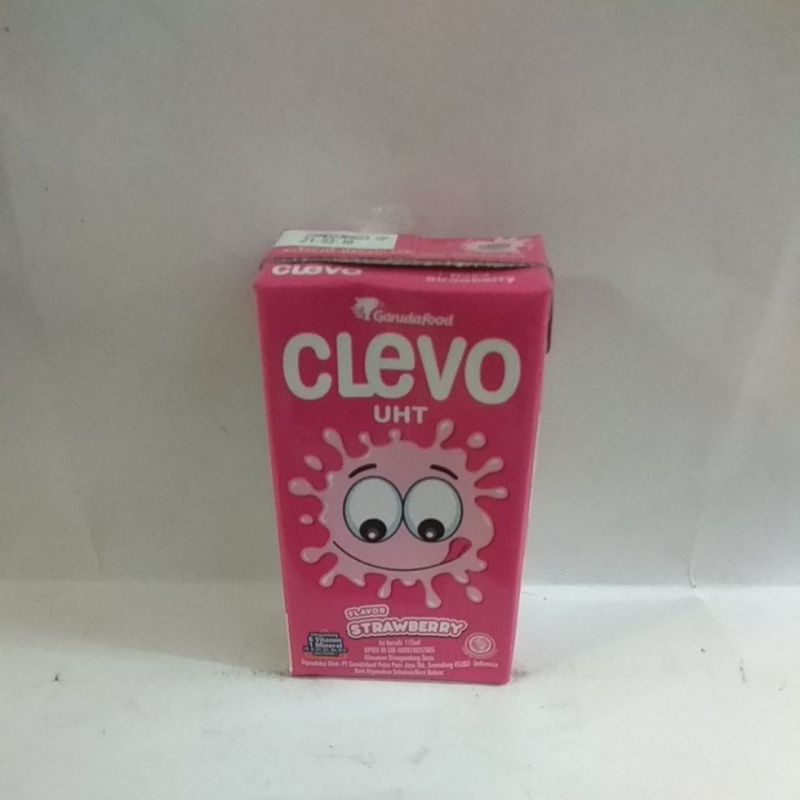 Jual Garudafood Clevo UHT Flavor Strawberry 115ml | Shopee Indonesia