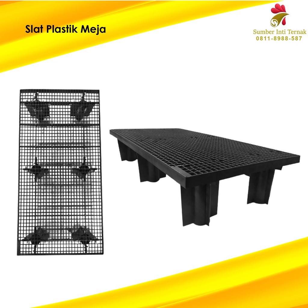 Jual Plastik Slat Warna Hitam Alas Pijakan Kandang Ayam Broiler | Shopee Indonesia
