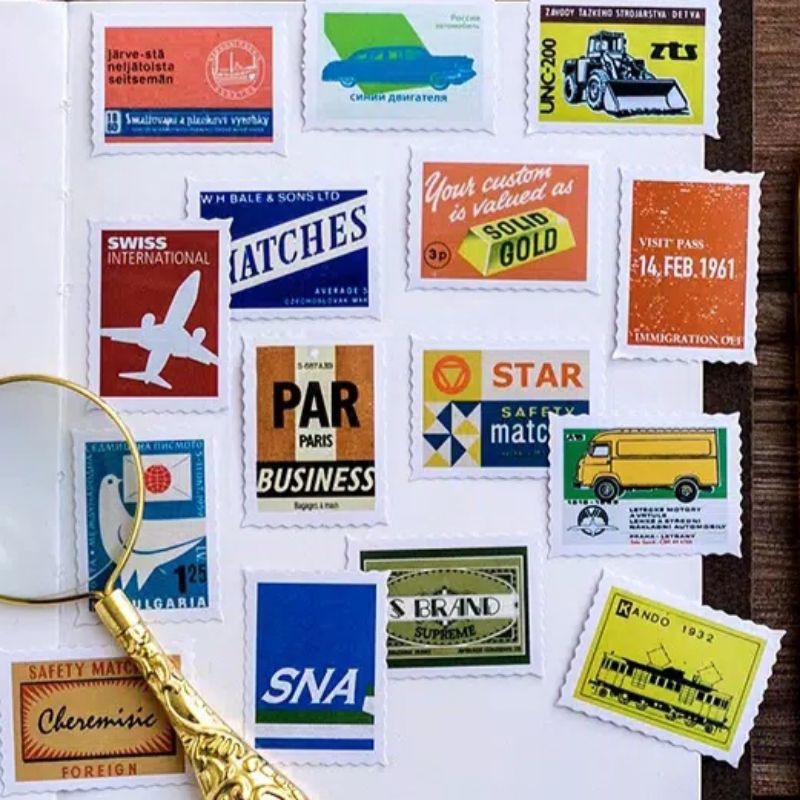 Jual Stiker Stamp/Perangko Aesthetic Indonesia|Shopee Indonesia