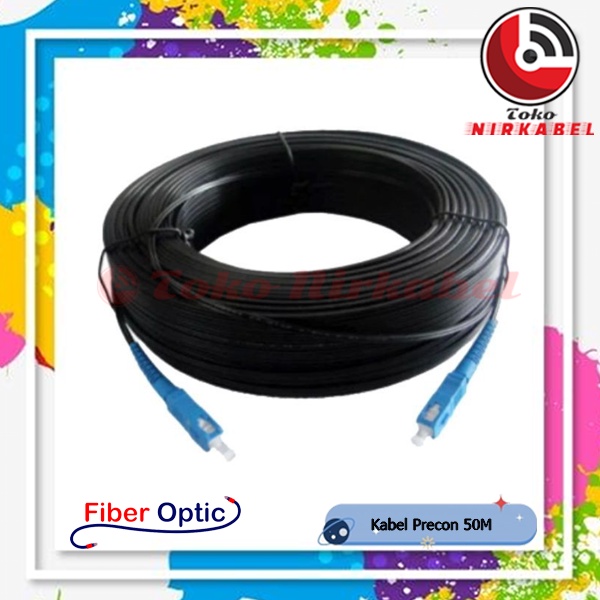 Jual Kabel FO Preconnectorized 50 Meter/Precon Fiber Optic 50 Mtr Dropcore | Shopee Indonesia