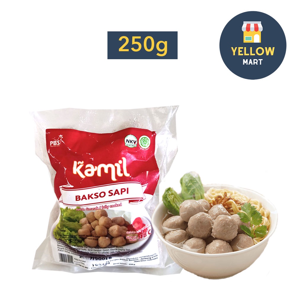 Jual Kamil Bakso Sapi 250 Gram (FROZEN FOOD BANDUNG) | Shopee Indonesia