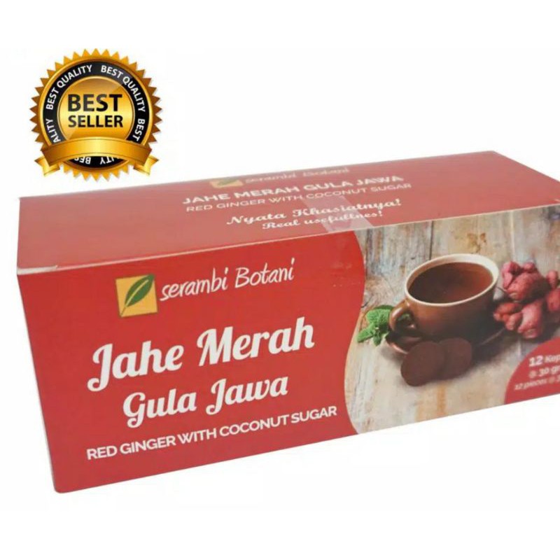 Jual Jahe merah gula jawa isi 12 Serambi Botani | Shopee Indonesia