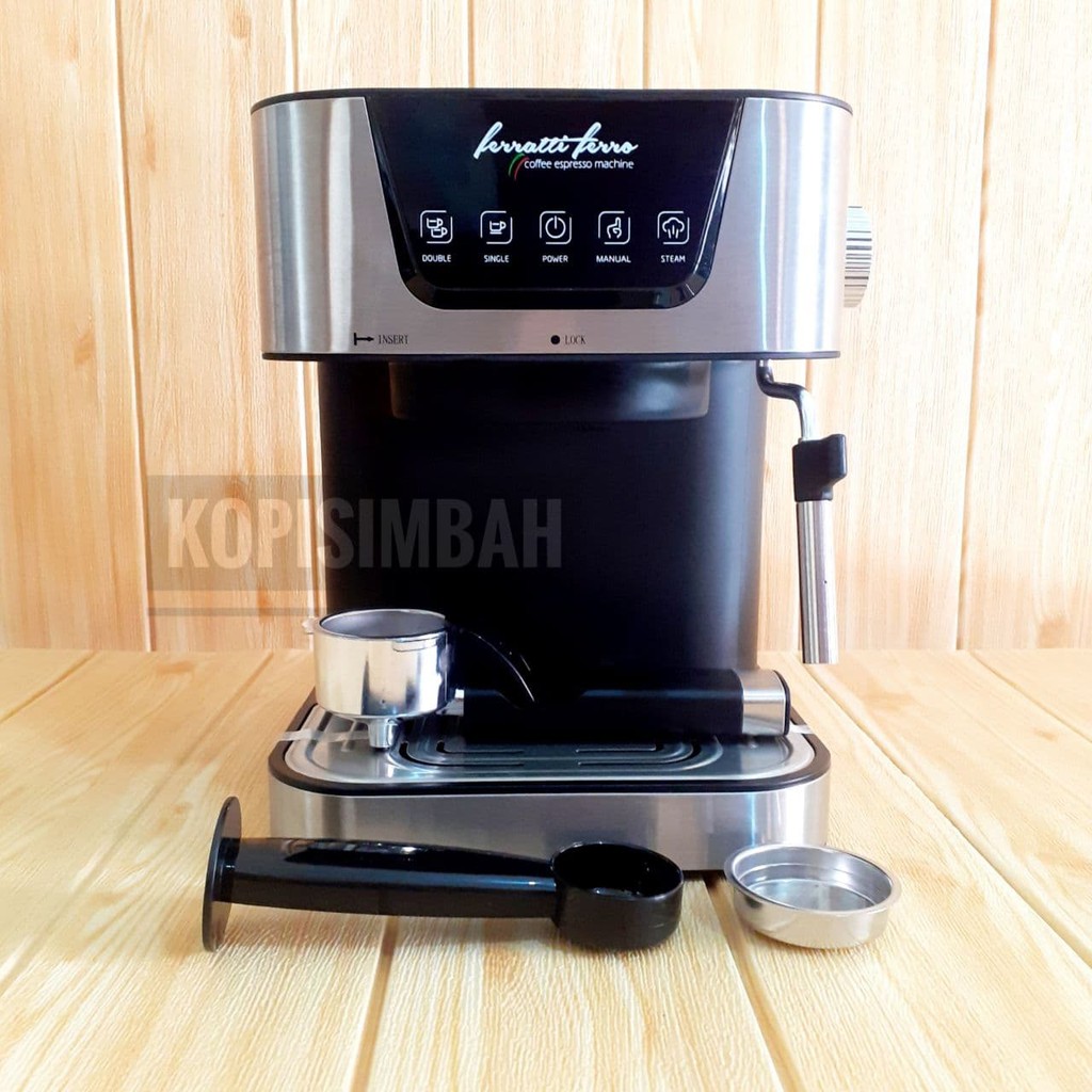 Jual Espresso Coffee Maker FCM 2009B Ferratti Ferro Alat Seduh Mesin ...