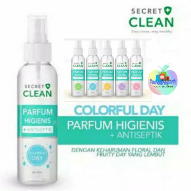 Jual Secret Clean Parfum Higienis + Antiseptik 100 ml | Shopee Indonesia
