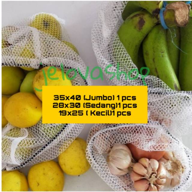 Jual Tas Jaring Serbaguna TEBAL PREMIUM PAKET (3 PCS) | Shopee Indonesia