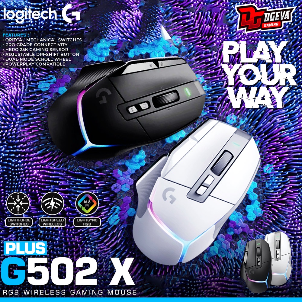 Jual Logitech G502X / G502 X Plus Lightspeed Wireless RGB Gaming Mouse | Shopee Indonesia