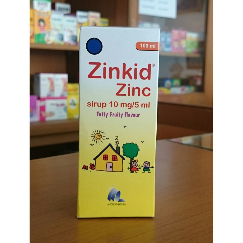 Jual ZINKID ZINC ZINK SYRUP 100 ml Indonesia|Shopee Indonesia