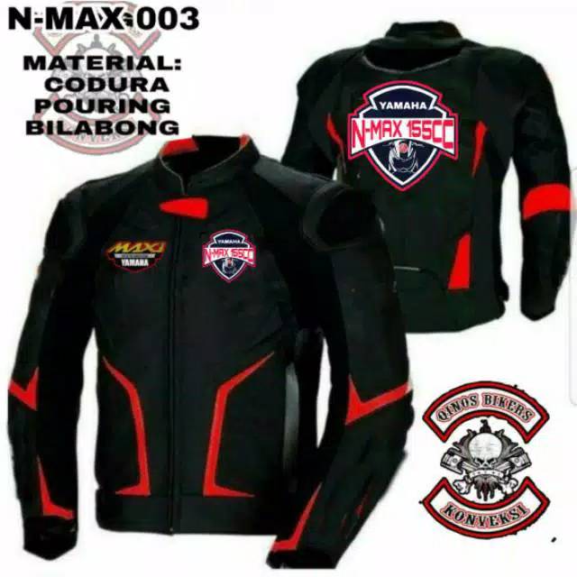Jual Jaket Touring Nmax Jaket Yamaha Nmax Jaket Motor Touring Jaket Cordura Full Protector ...