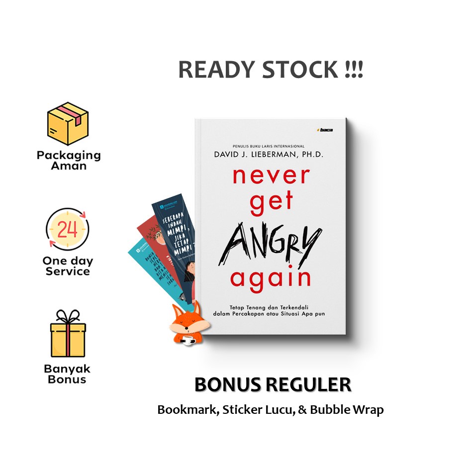 Jual Buku Never Get Angry Again (Penerbit Baca) | Shopee Indonesia