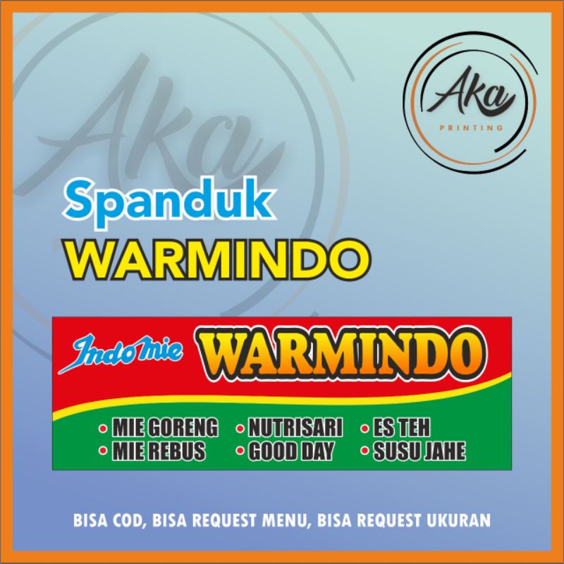 Jual [COD] CETAK SPANDUK WARMINDO BANNER WARMINDO BISA REQUEST FREE ...