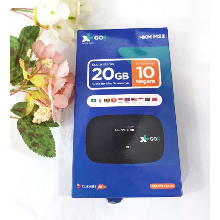 Jual Modem/Mifi Hkm M22 Free Kuota 20Gb XL | Shopee Indonesia