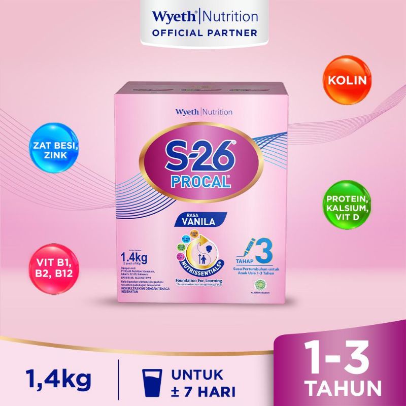 Jual S26 PROCAL POUCH (1-3)Thn 1400g | Shopee Indonesia