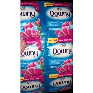 Jual Downy Biru Sunrise Fresh Sachet 11 ml (1 renteng 12 sachet ...