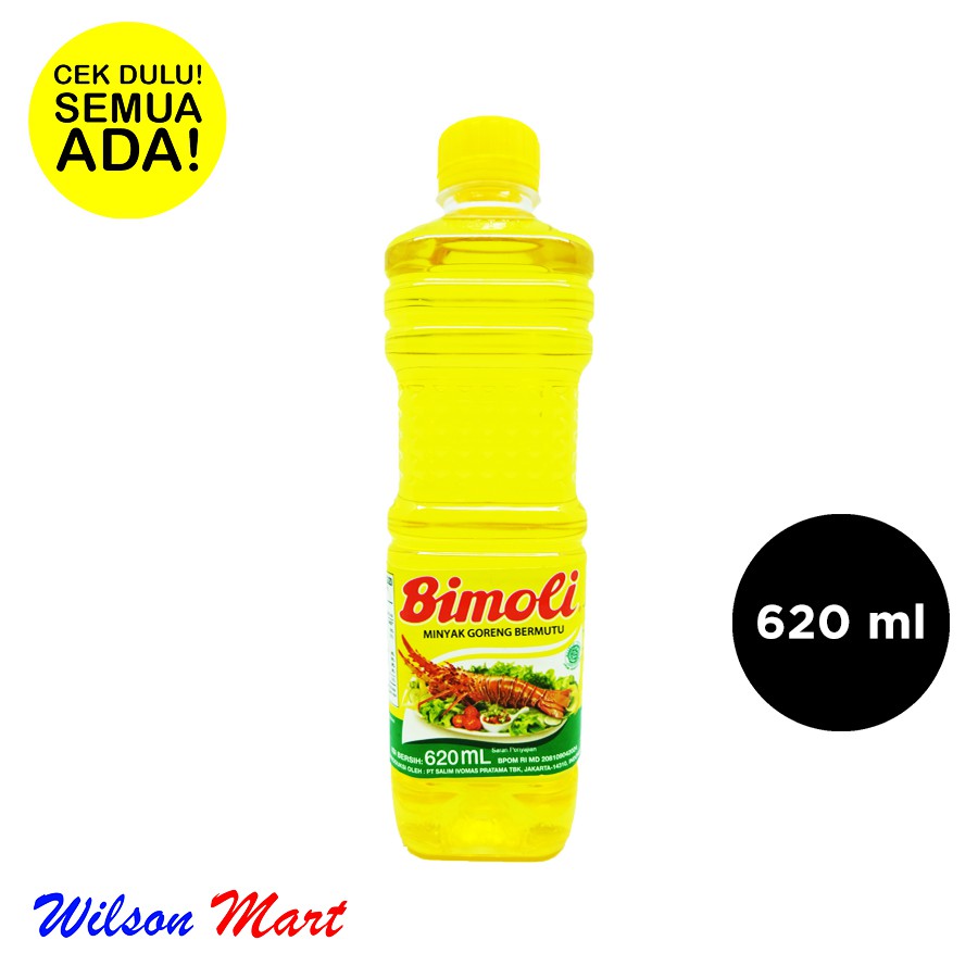 Jual BIMOLI MINYAK GORENG 620 ML BOTOL | Shopee Indonesia