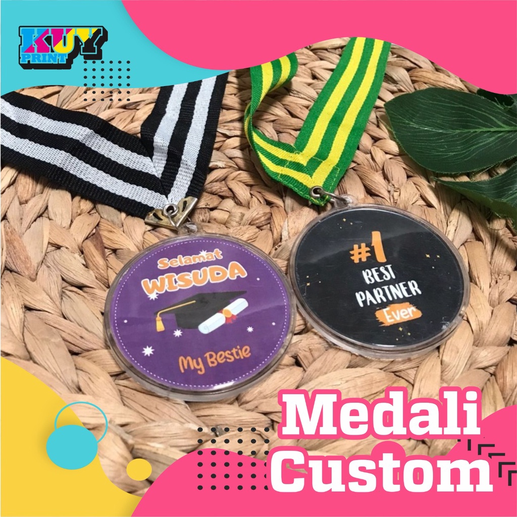 Jual MEDALI CUSTOM / MEDALI MURAH / PIAGAM CUSTOM / MEDALI WISUDA ...