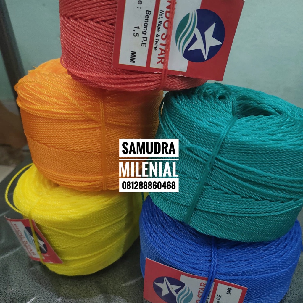Jual Tali Lato latoo Tambang Kecil 1,5mm / Tambang PE 1,5 mm +/- 150 METER MURAH | Shopee Indonesia