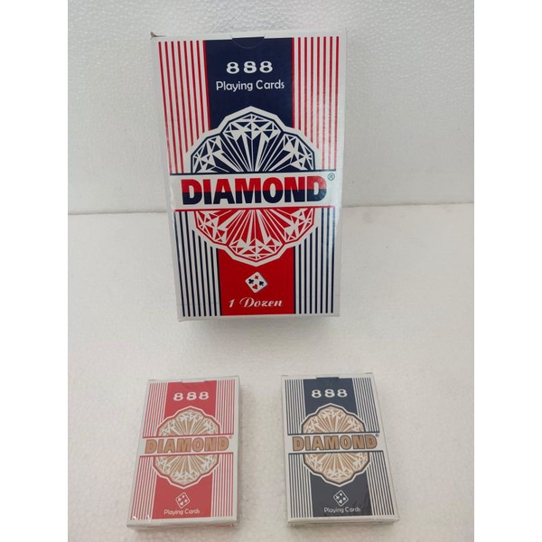 Jual Kartu Remi Diamond 888 1 lusin | Shopee Indonesia