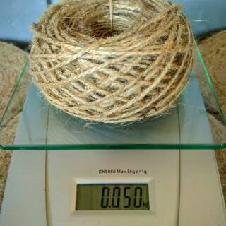 Tali Rami 40 Meter Tali Goni Tali Jerami 50 Gram Straw String Bahan ...