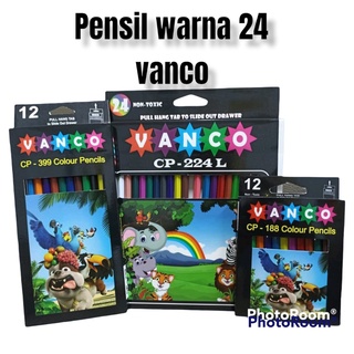 Jual CS - VANCO PENSIL WARNA PANJANG DAN PENDEK ISI 12 DAN 24 BLACK (LIMITED EDITION) | Shopee ...