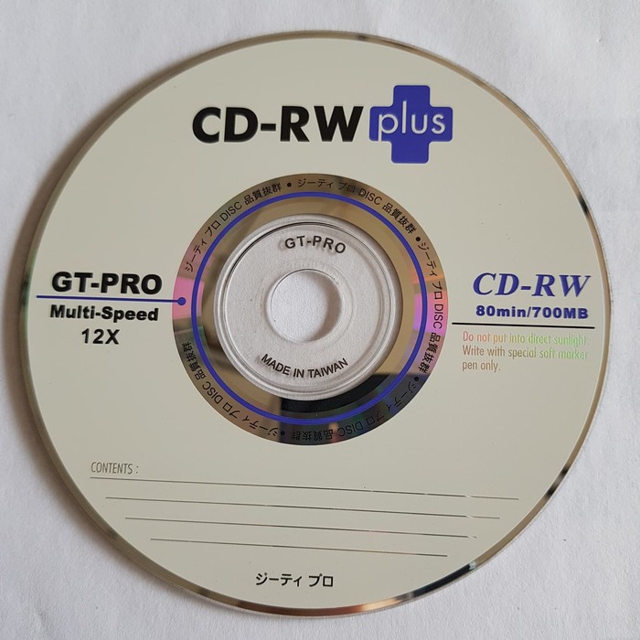 Jual Kaset Compact Disk (CD) GT- Pro Plus CD-RW | Shopee Indonesia