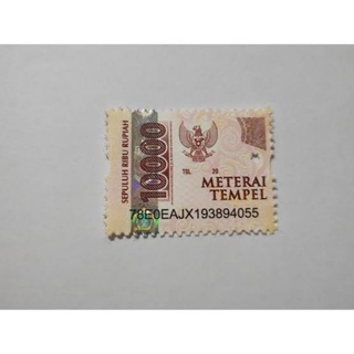 Jual Materai 10k/Materai Tempel 10000 Asli Indonesia|Shopee Indonesia