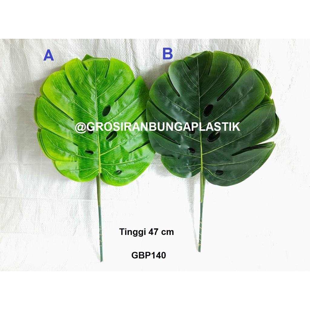 Jual Daun Artificial/Daun Hias/Daun Plastik/Daun Dekorasi/Daun Monstera ...