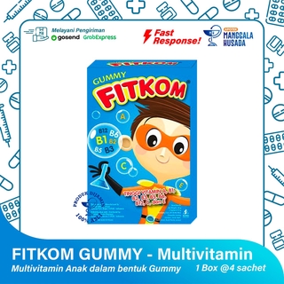 Jual FITKOM GUMMY MULTIVITAMIN 1 BOX @ 4 SACHET - 48 GR | Shopee Indonesia