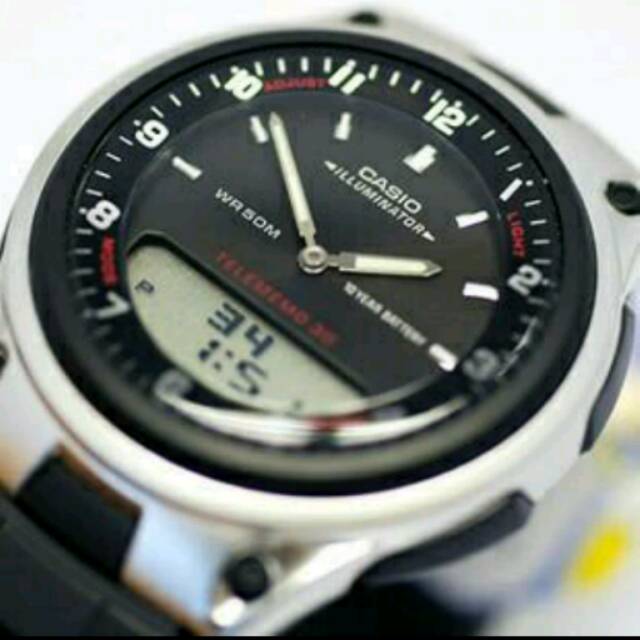 Jual CASIO AW-80-1AV Analog Digital ORIGINAL Indonesia|Shopee Indonesia