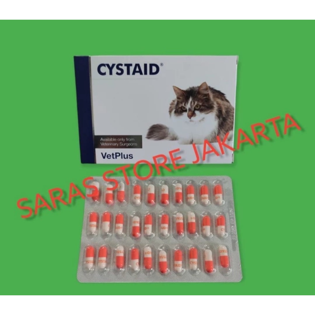 Jual Cystaid Plus VetPlus obat saluran dan kantung kemih kucing - Per ...