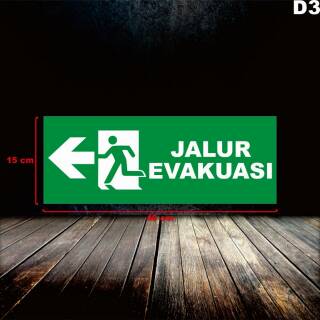 Jual Rambu K3 tanggap darurat emergency sign evakuasi | Shopee Indonesia