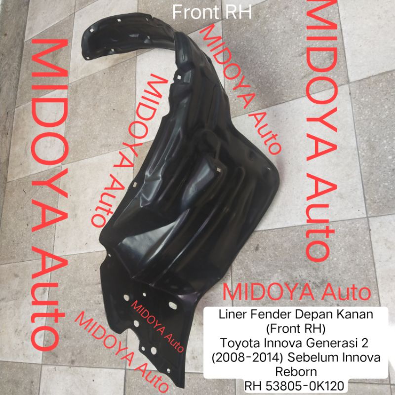 Jual Liner Fender Depan Innova Generasi 2 Sampai Sebelum Innova Reborn ...